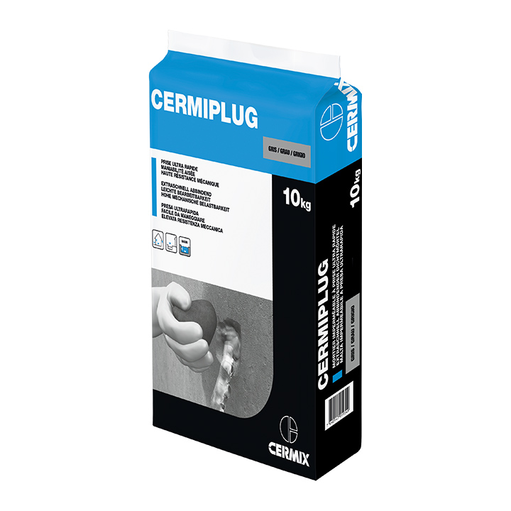 CERMIPLUG - Mortier "plug" à prise ultra rapide - Cermix Suisse