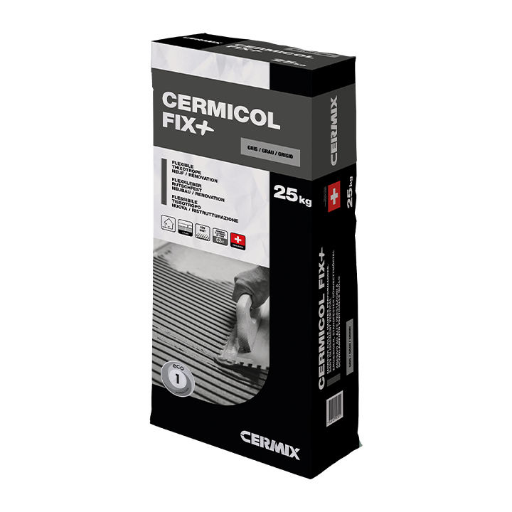 CERMICOL FIX+ - Feinklebemörtel zum verlegen traditioneller fliesen - Cermix Suisse